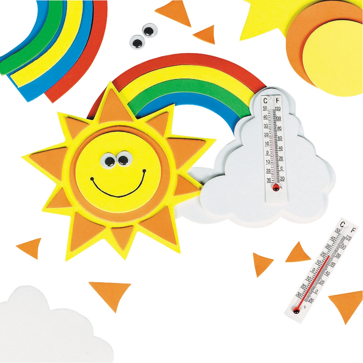 DIY Sun Thermometer Craft Kit (12 Pack) – EconoCrafts