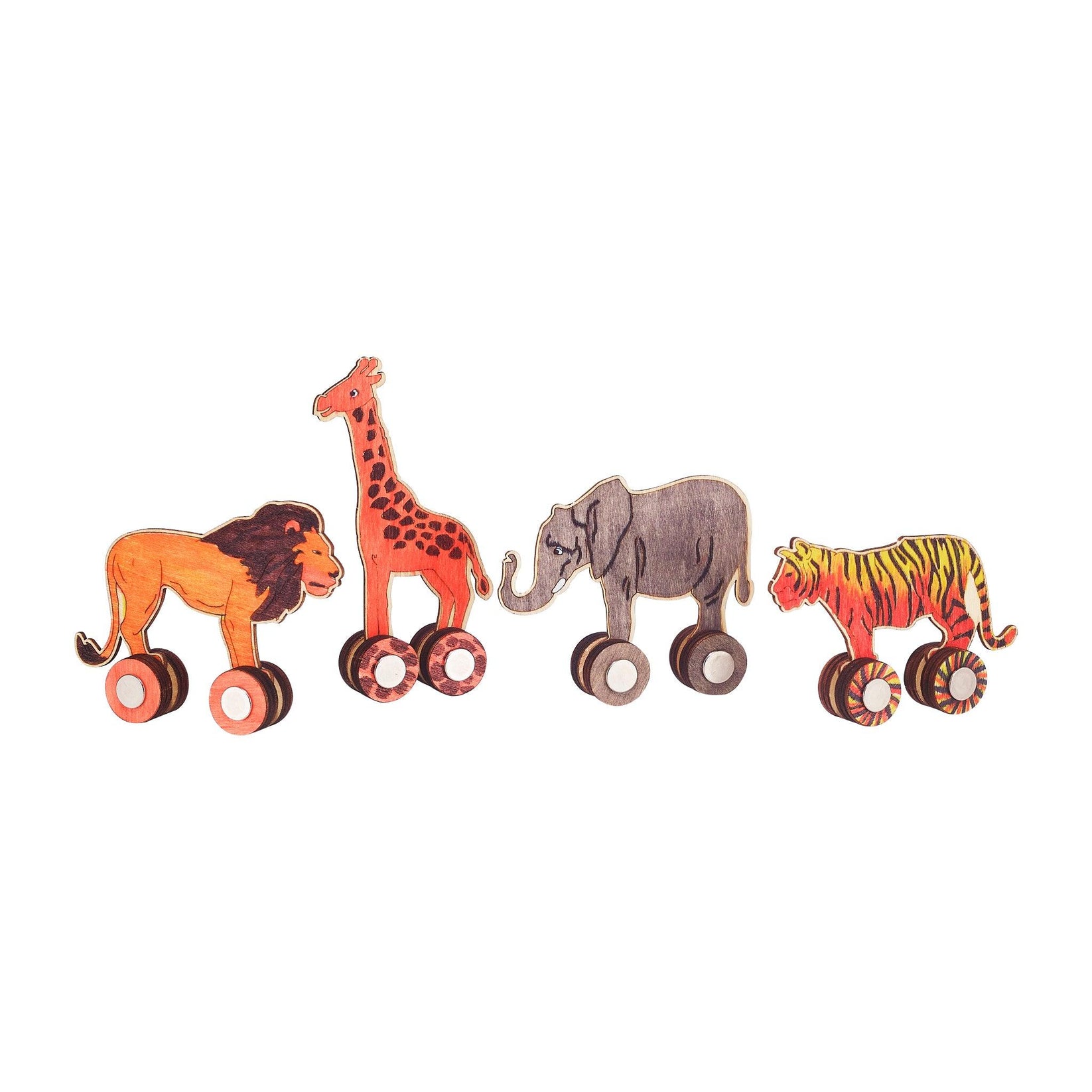 Rolling Safari Animals (12 Pack) – EconoCrafts