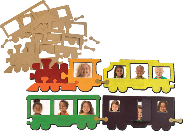 Train Picture Frames (24 Pack) – EconoCrafts