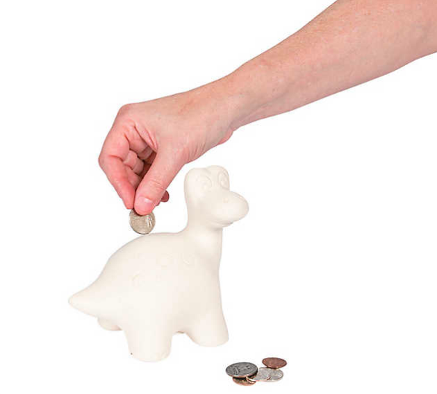 DIY Ceramic Dinosaur Banks (12 Pack) – EconoCrafts