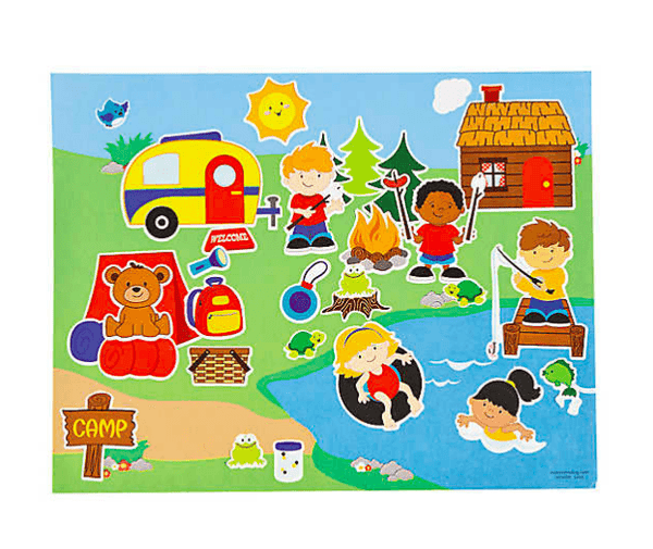 Summer Camp Sticker Scenes (12 Pack) – EconoCrafts
