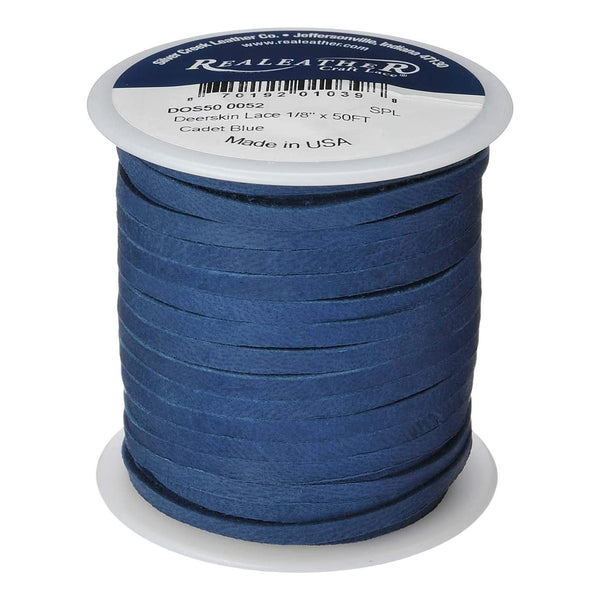 Soft Suede Lacing - Blue – EconoCrafts