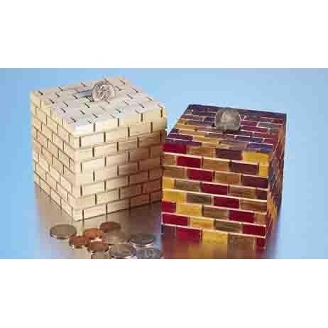 Wooden Brick Bank - Each – EconoCrafts