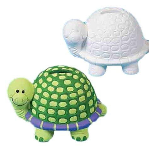 oriental trading DIY Ceramic Turtle Banks – EconoCrafts